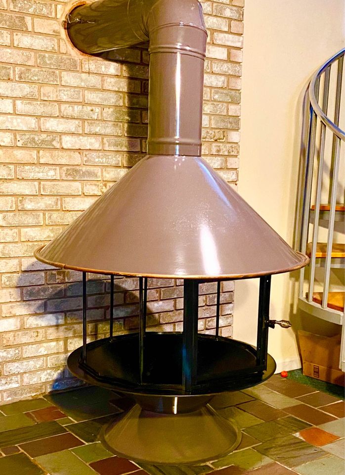 Malm 41.5" Imperial Carousel Freestanding Wood Burning Fireplace ...