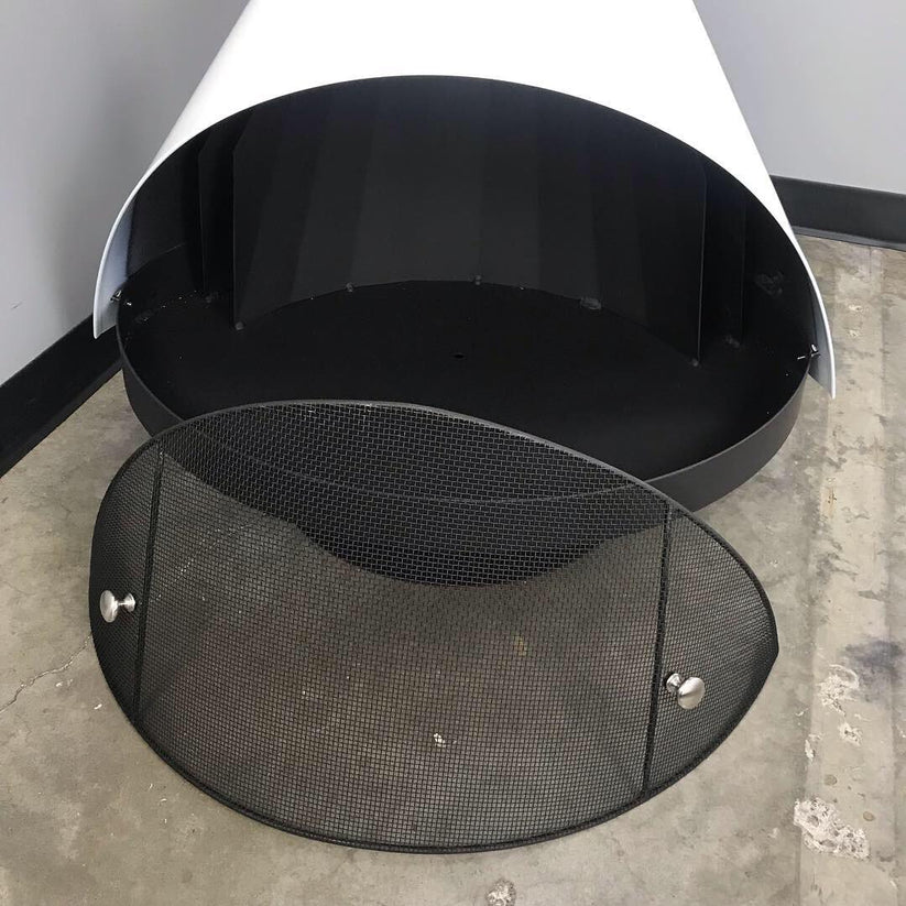 Malm Zircon 30" & 34" MCM Floating Cone Fireplace | Wood Burning | Made ...